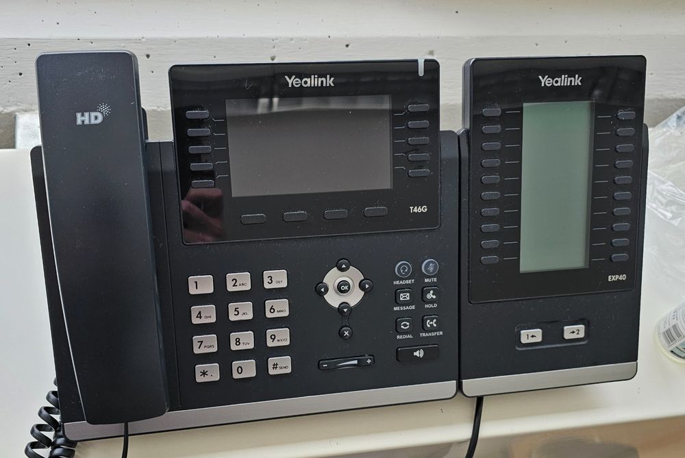Yealink T46G VoIP Telefon mit Yealink EXP40 | Kaufen auf Ricardo