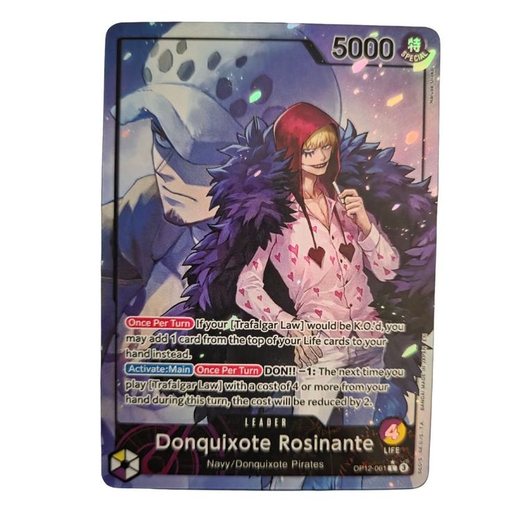 Donquixote Rosinante Leader OP12-061 ONE PIECE Card Game NM (Gebraucht ...