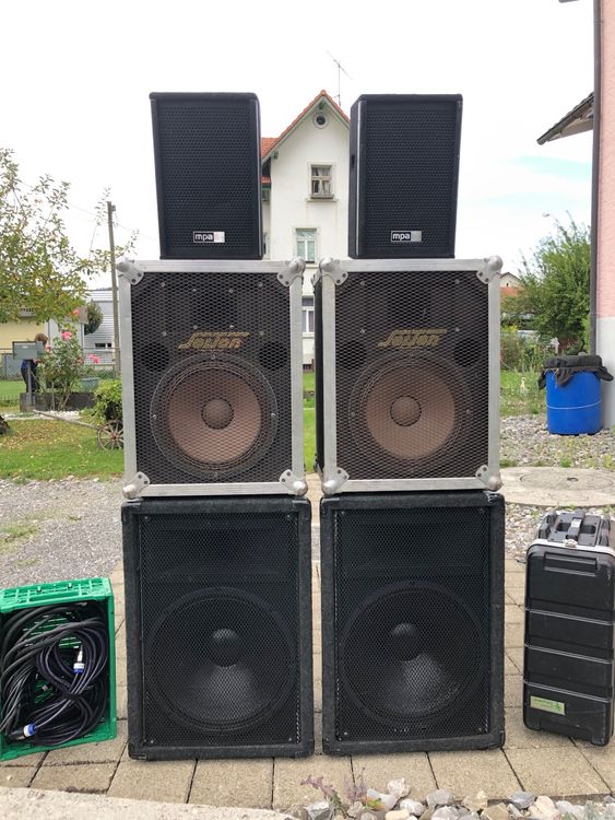 PA System 2700 Watt RMS komplett und einsatzbereit | Kaufen auf Ricardo