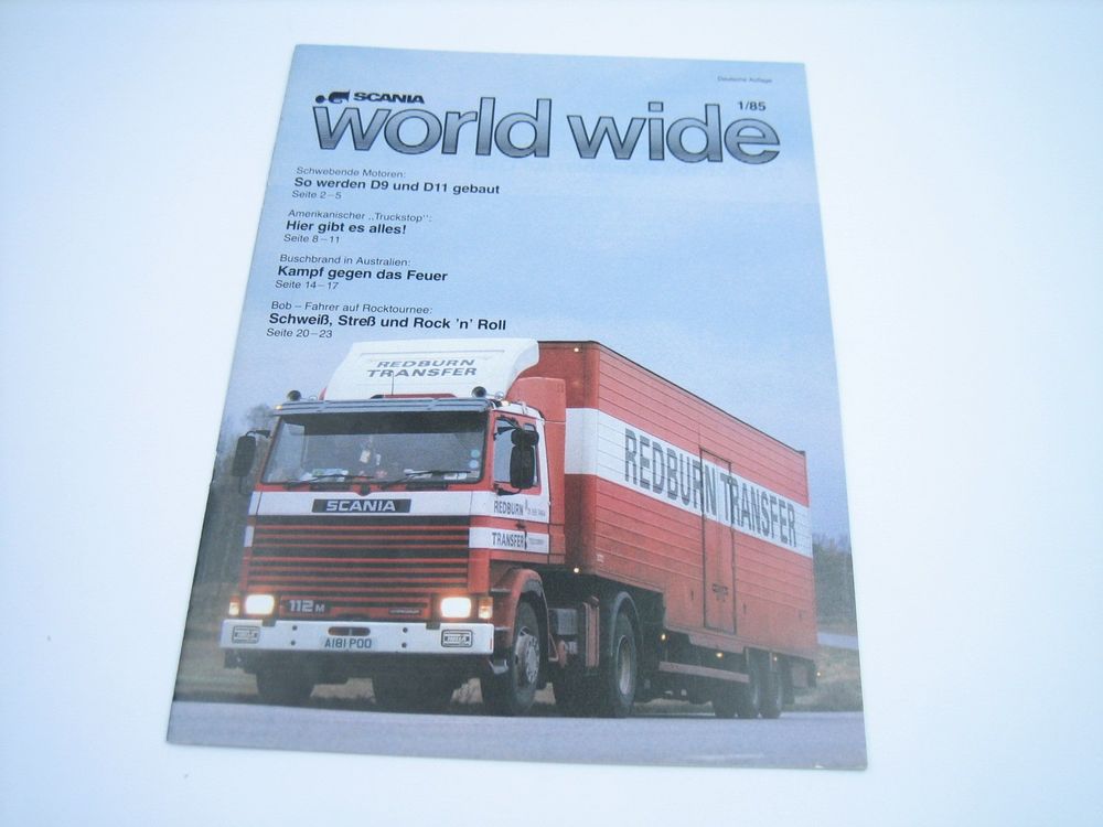 Scania D9 und D11 World Wide Zeitschrift 1985 (Gebraucht) in Zürich für ...