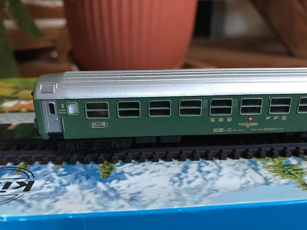 minitrix 14026, schnellzugwagen der SBB (Gebraucht) in liestal für CHF 14.9 – mit Lieferung auf ...