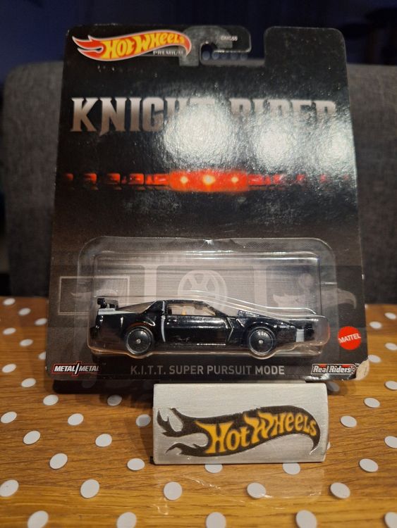 Hot Wheels Premium 2022 K.I.T.T. Knight Rider Super Pursuit (Neu ...