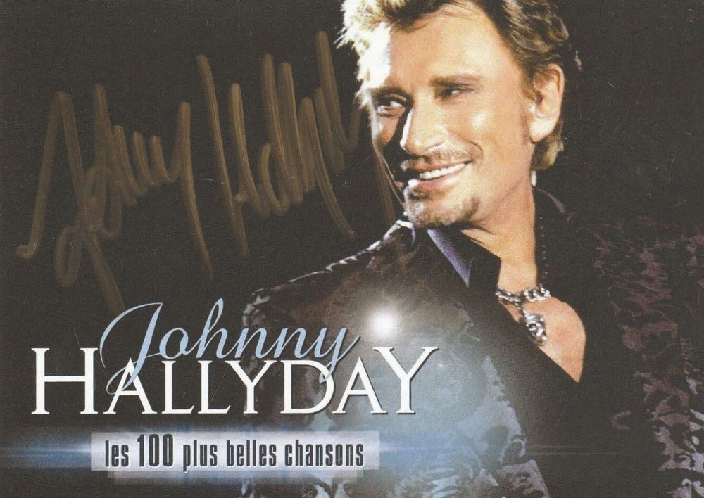 JOHNNY HALLYDAY / Autographe Original. | Kaufen auf Ricardo