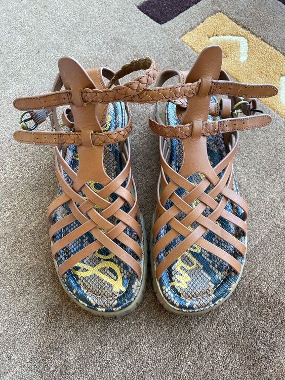 braune Sandalen Sam Edelman 38.5 | Kaufen auf Ricardo