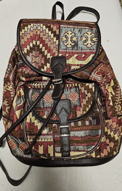 Vintage Boho Chic Kilim Backpack, Ethno Style, Tapestry Bag | Kaufen auf Ricardo