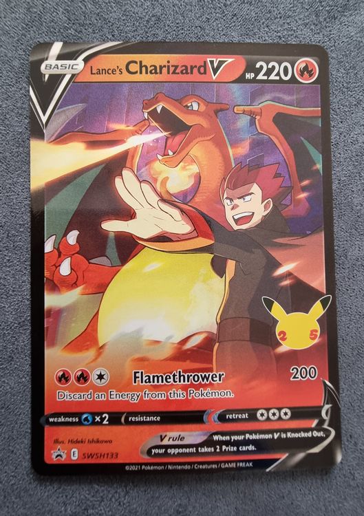 Pokémon Lance's Charizard V SWSH133 ENG MINT | Kaufen auf Ricardo