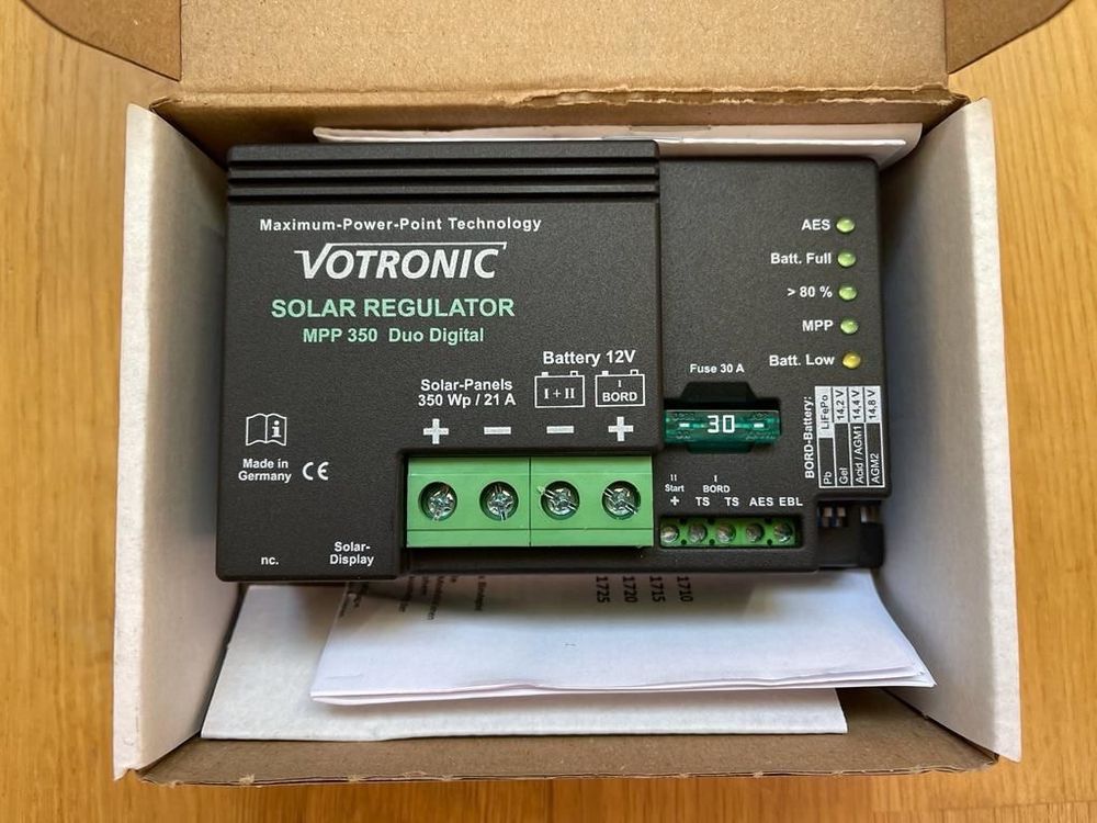 VOTRONIC 320 Duo Digital Solarregler für VW Bus und Camper (Gebraucht ...