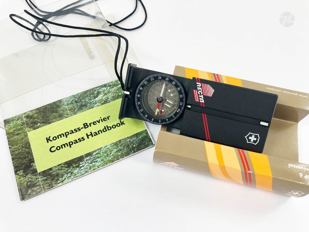 RECTA DP-6 Kompass Armeekompass SUISSE mit Anleitung OVP | Kaufen auf ...