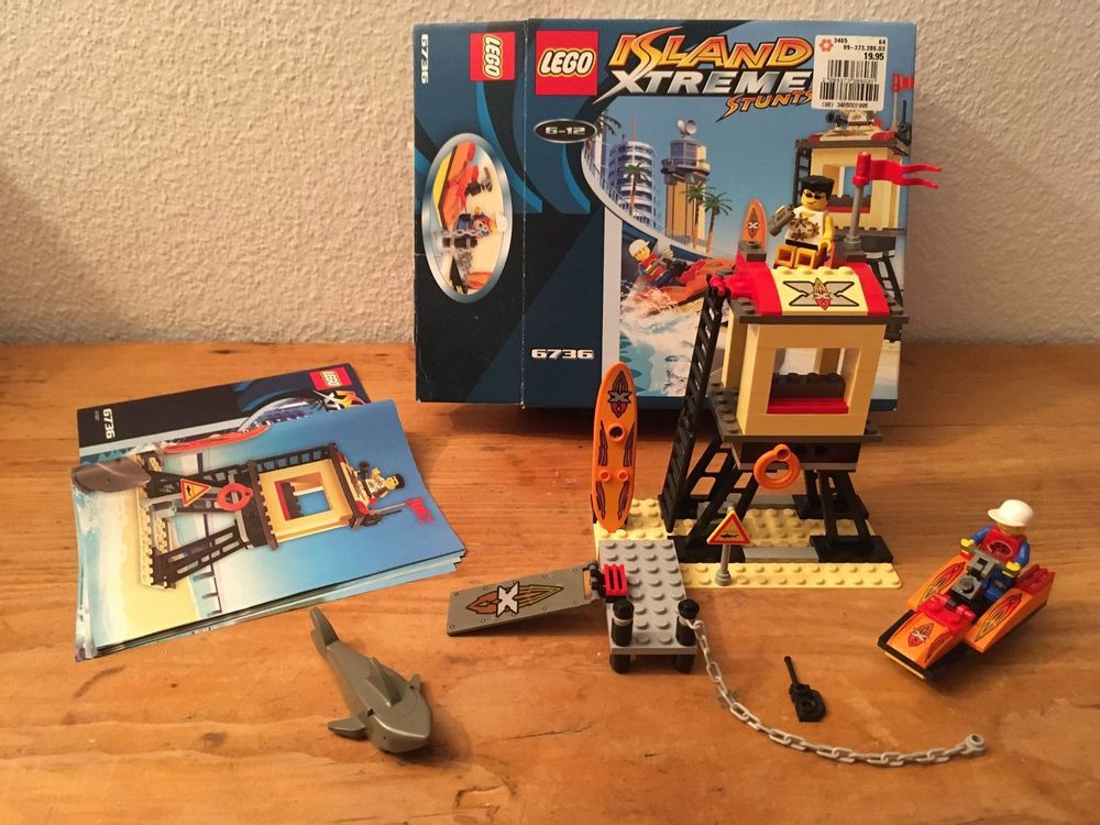 Lego Set 6736 Island Xtreme Beach Lookout m OVP u Anleitung | Kaufen ...