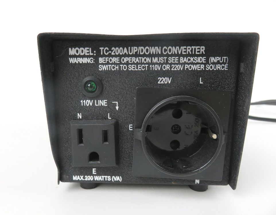 Spannungswandler USA 110 / 220 Volt (Gebraucht) in Urtenen-Schönbühl für CHF 28 – mit Lieferung ...