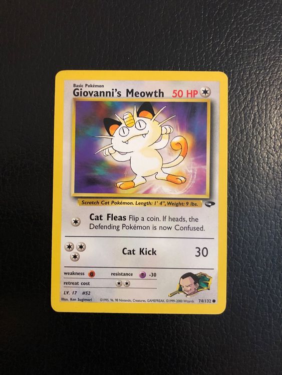 Gym Challenge Giovanni’s Meowth 74/132 Ab 1 (Gebraucht) in für CHF 1 ...