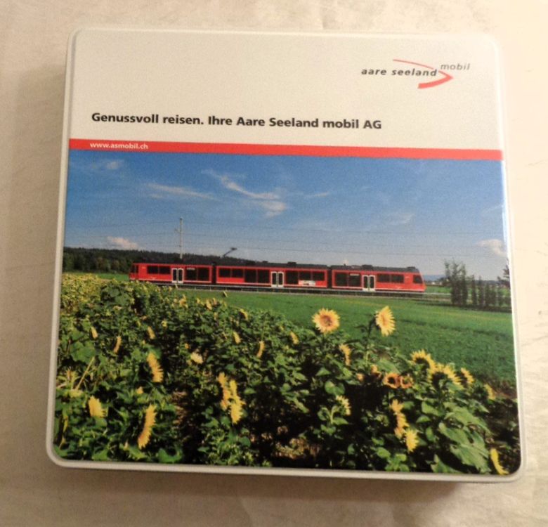 Eisenbahn Blechdose Kambly / aare seeland mobil asmobil (Gebraucht) in Bellach für CHF 8 – mit ...