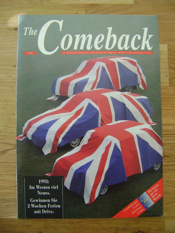 Rover-Newspaper "The Comeback" von 1993 | Kaufen auf Ricardo