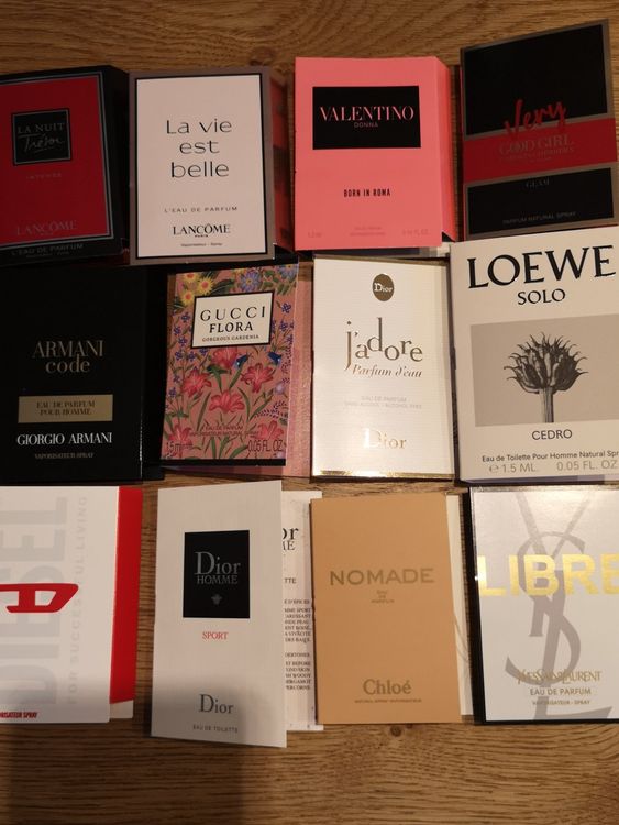 12 PARFUM MÜSTERLI DIOR LANCOME ARMANI......... | Kaufen auf Ricardo