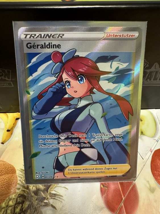 Geraldine Full Art Trainer Karte Glänzendes Schicksal (Neu (gemäss ...