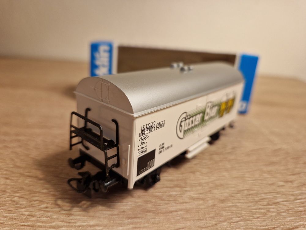 Märklin 4567 Kühlwagen Gösser Bier H0 OVP NEU (Neuf avec emballage d ...