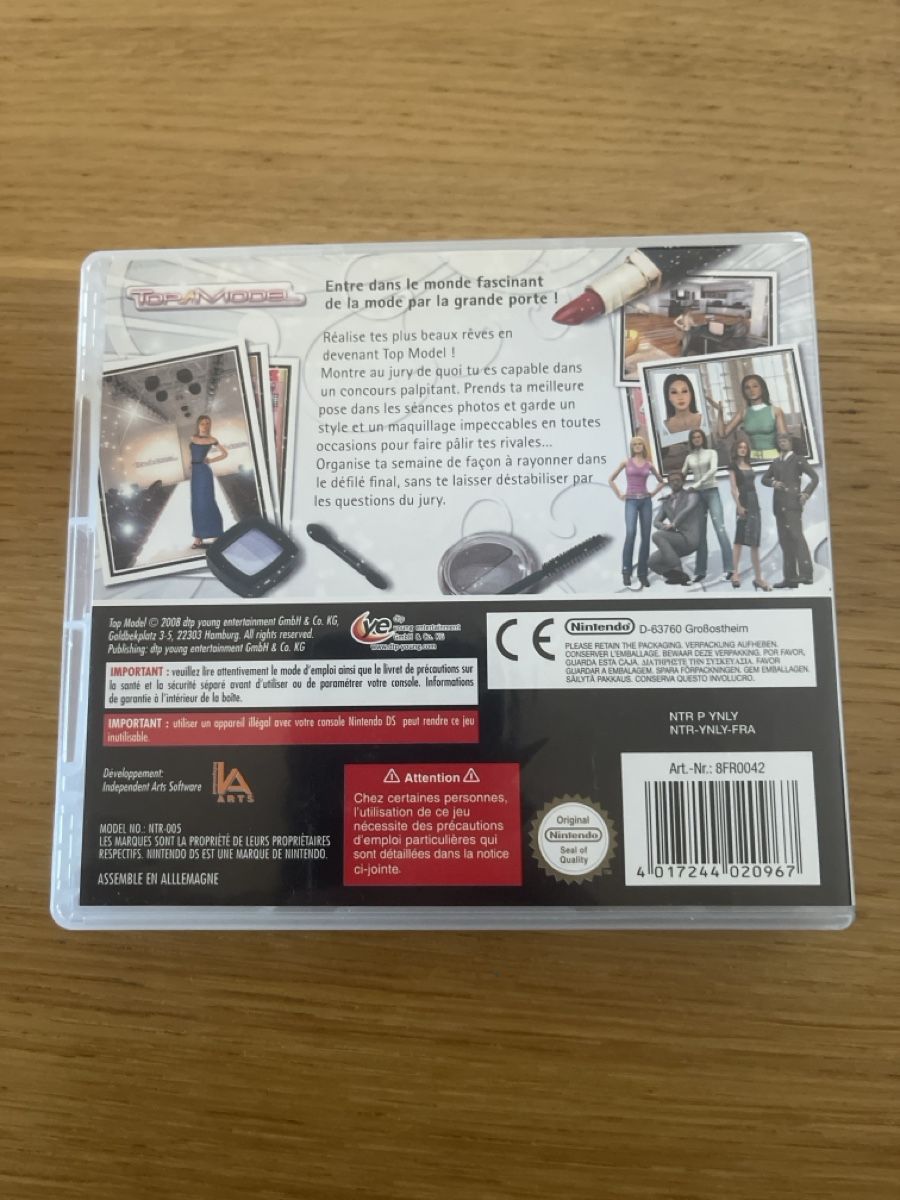 Top Model DS - Jeu Nintendo DS - Comme Neuf ! 🎮 (Neuf (Voir description ...