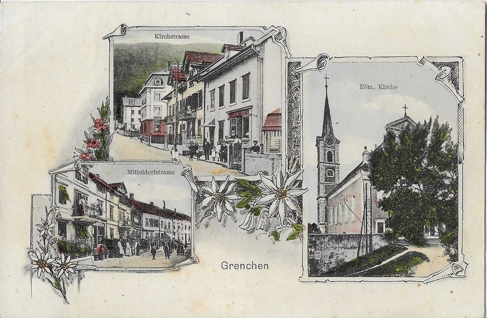 Karte Grenchen 1911 | Kaufen auf Ricardo