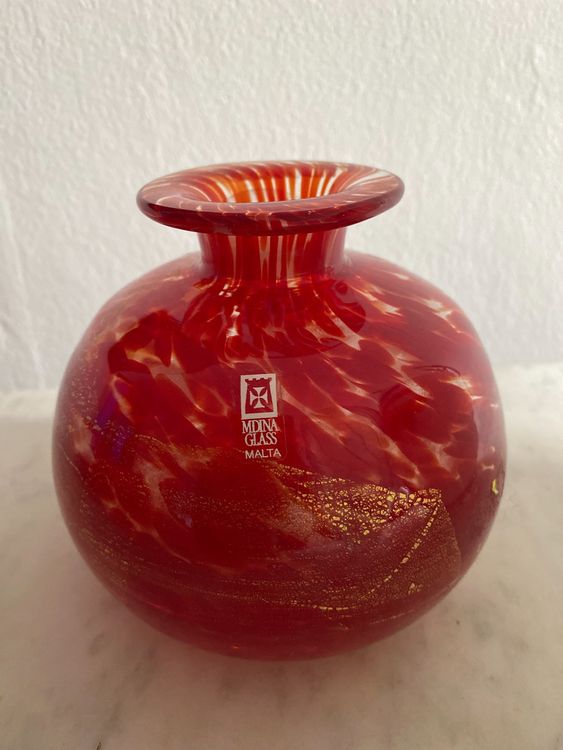 Vase Mdina Glass Malta signiert (Gebraucht) in Bern für CHF 135 – mit Lieferung auf Ricardo kaufen