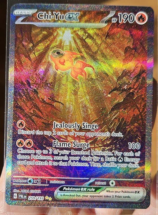 Chi-Yu ex 259/193 PAL Pokemon Card🔥 English (Neu (gemäss Beschreibung ...