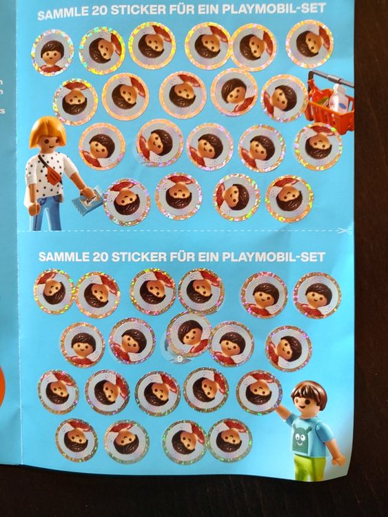 Playmobil Mania Sticker Migros - 2 Set (Neu und originalverpackt) in ...