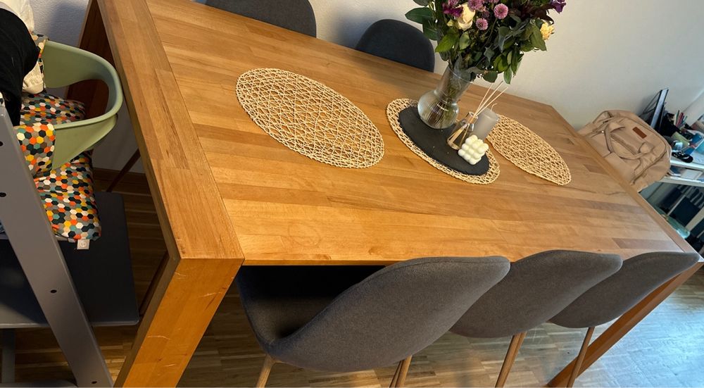 Luxus Esstisch Buche 180 X 90 Fotosnie2692