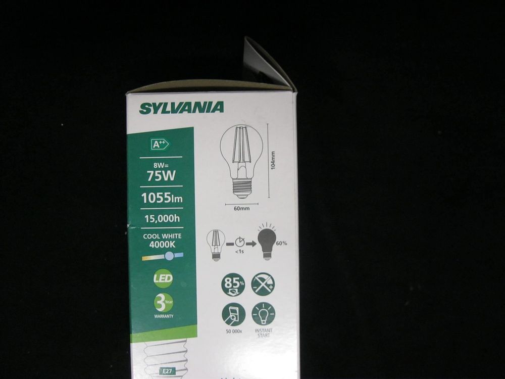 LED-Lampe E27 ToLEDo Retro GLS SYLVANIA (Neu und originalverpackt) in ...