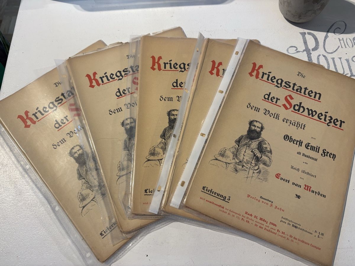 Die Kriegstaten der Schweizer Oberst Emil Frey Nr 3, 4,5,6,7 (Gebraucht ...