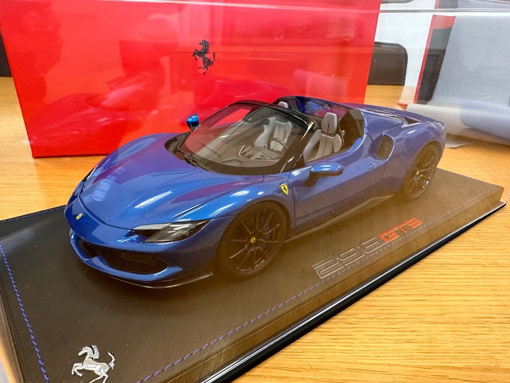 BBR Ferrari 296 GTS blu corsa 1/18 | Kaufen auf Ricardo