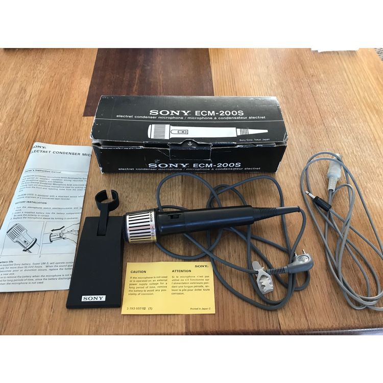 VINTAGE SONY MICROPHONE ECM-200S (Defekt) in Hugelshofen für CHF 13 ...