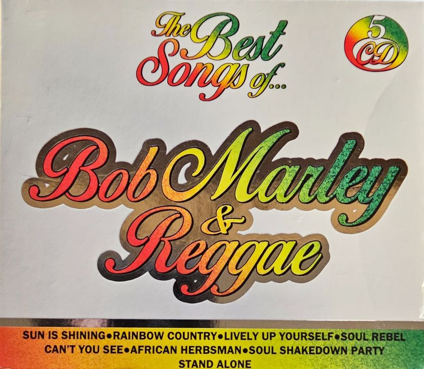 The Best Songs Of Bob Marley & Reggae (5 CD-Box) (Gebraucht) in Wahlen b. Laufen für CHF 5 – mit ...