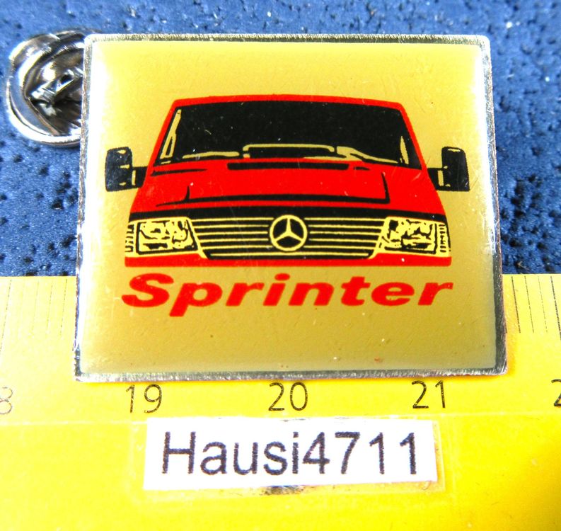 MERCEDES BENZ SPRINTER ROT AUTO PIN 3X3CM (Gebraucht) in Ettingen für ...
