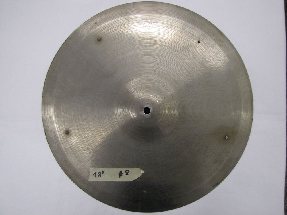 18" Vintage Zyn Ride / Crash-Ride Cymbal, Rivets, 1345 gr. (Gebraucht ...