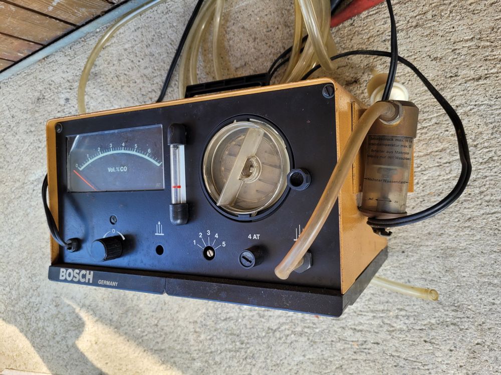 ORIGINAL TOP BOSCH ABGASTESTER CO2 TESTER Oldtimer Veteran (Gebraucht ...