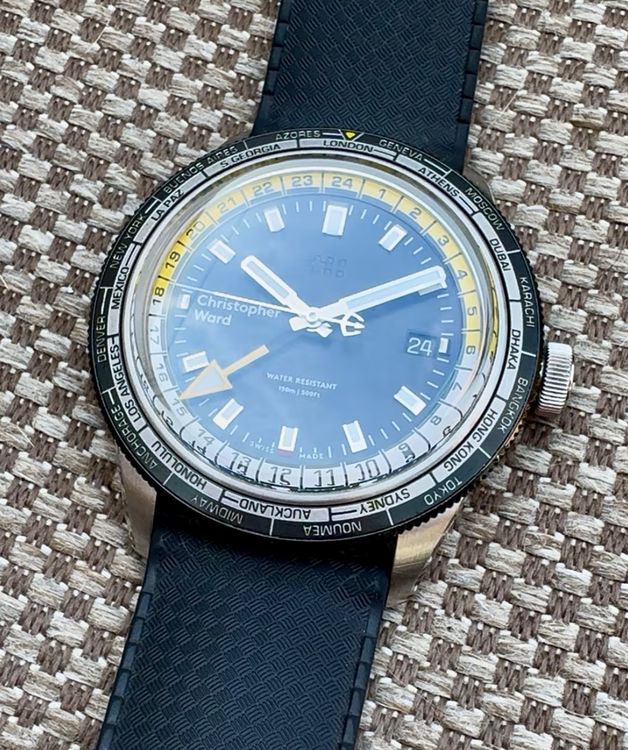 Montre Christopher Ward C65 GMT Worldtimer (D'occasion) à Plan-les ...