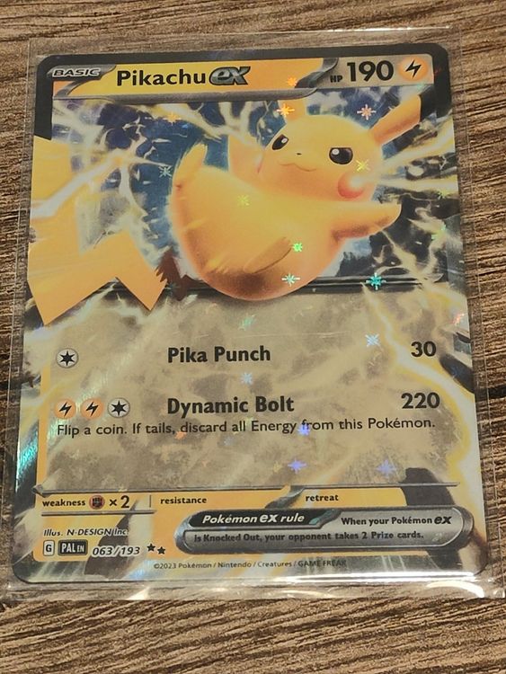 PAL 063 Pikachu EX EN Paldea Evolved (Gebraucht) in Fribourg für CHF 2 ...