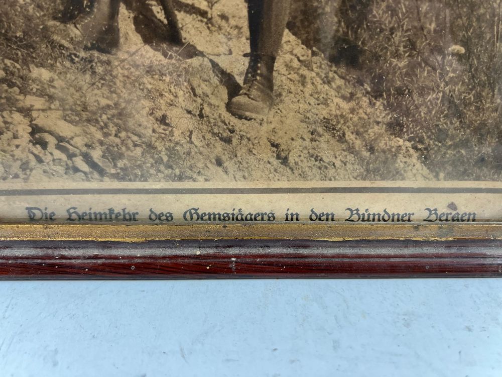 Feuerstein, Gemsjäger, Jagd, 1924 Grafik (Gebraucht) in Neuhausen am Rheinfall für CHF 5 – mit ...