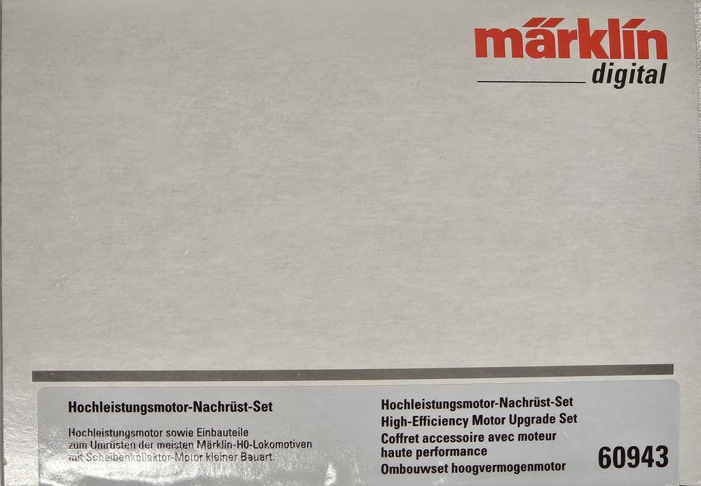 Märklin 60943 Hochleistungsmotor-Nachrüst-Set (Neu und originalverpackt ...