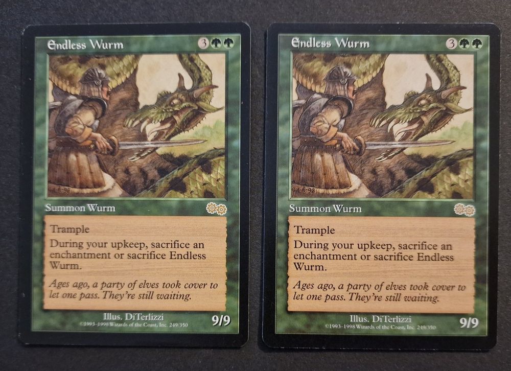 2 x Endless Wurm, Magic the Gathering | Kaufen auf Ricardo
