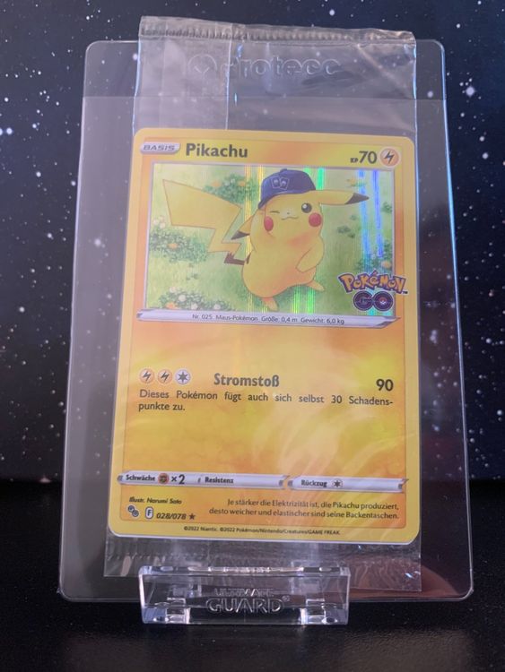 PIKACHU PROMO SEALED | POKEMON GO | 2022 | DEUTSCH | Kaufen auf Ricardo