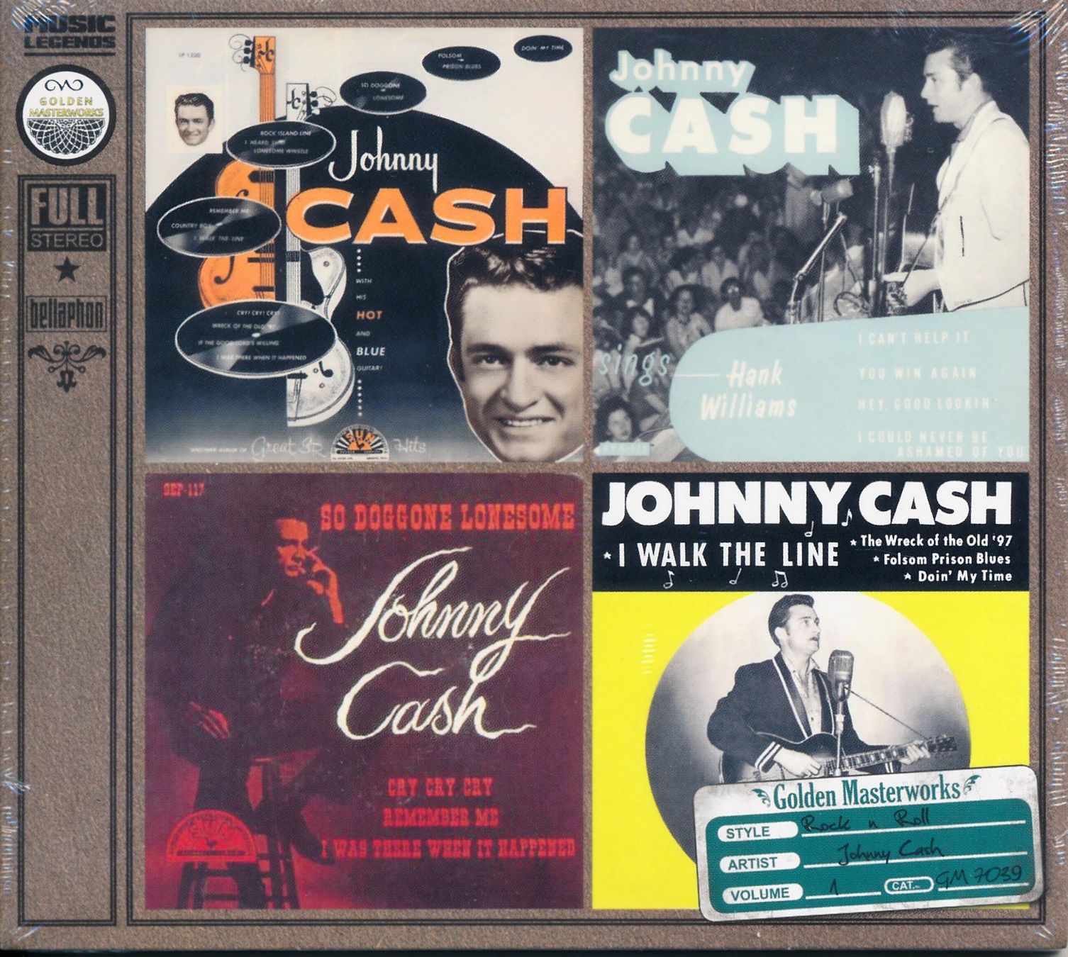 JOHNNY CASH - GOLDEN MASTERWORKS (CD Fabrikneu) (Neu und ...
