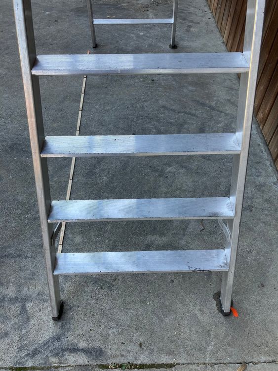 HB Systeme Typ 200- Doppelstufenleiter/ Bockleiter Alu, Nr.1 (Gebraucht ...