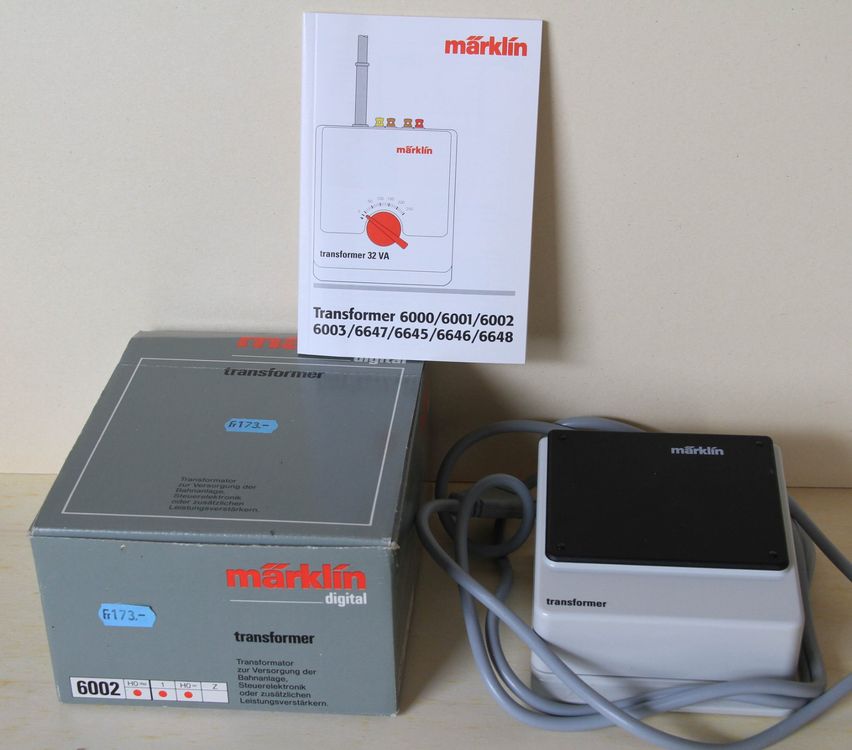 Trafo Märklin 6002, 52 VA, für Licht & Magnetartikel usw. | Kaufen auf ...