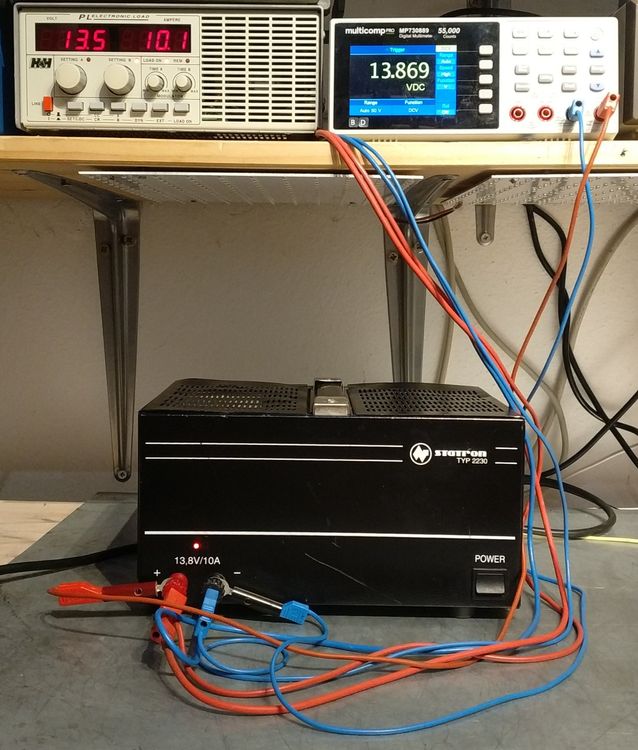 13,8V 10A lineares lüfterloses Netzteil / STATRON Typ 2230 (Gebraucht ...