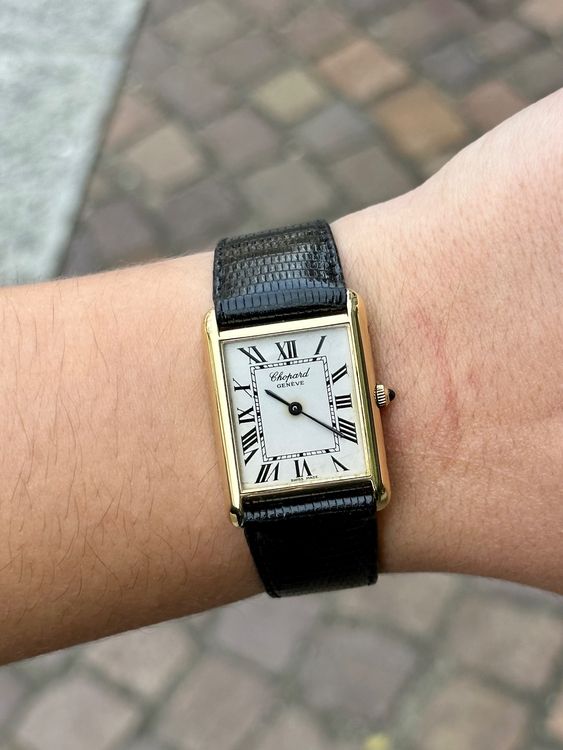 Chopard Tank Gold750 Quarz | Kaufen auf Ricardo