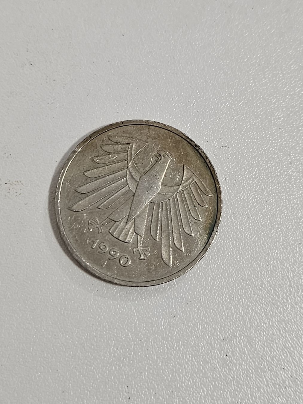5 Deutsche Mark Muenze von 1990, Bundesrepublik Deutschland (Gebraucht ...