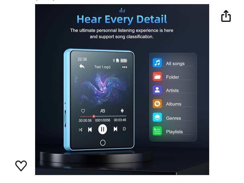 MP3 player (for children but not only) (Neu und originalverpackt) in ...