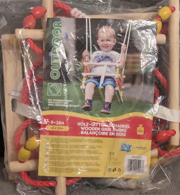Holz-Gitter-Schaukel von Beluga (Neu und originalverpackt) in Oberegg für CHF 13 – mit Lieferung ...