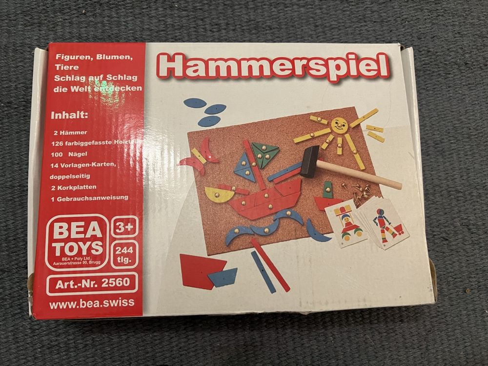 Hammerspiel BEA Toys für kreative Kinder 🔨 (Gebraucht) in Wohlenschwil ...