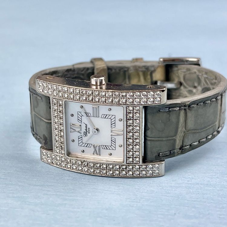 Chopard H Watch of Pearl White Gold 18K 116 Diamond 13/6818 | Kaufen ...